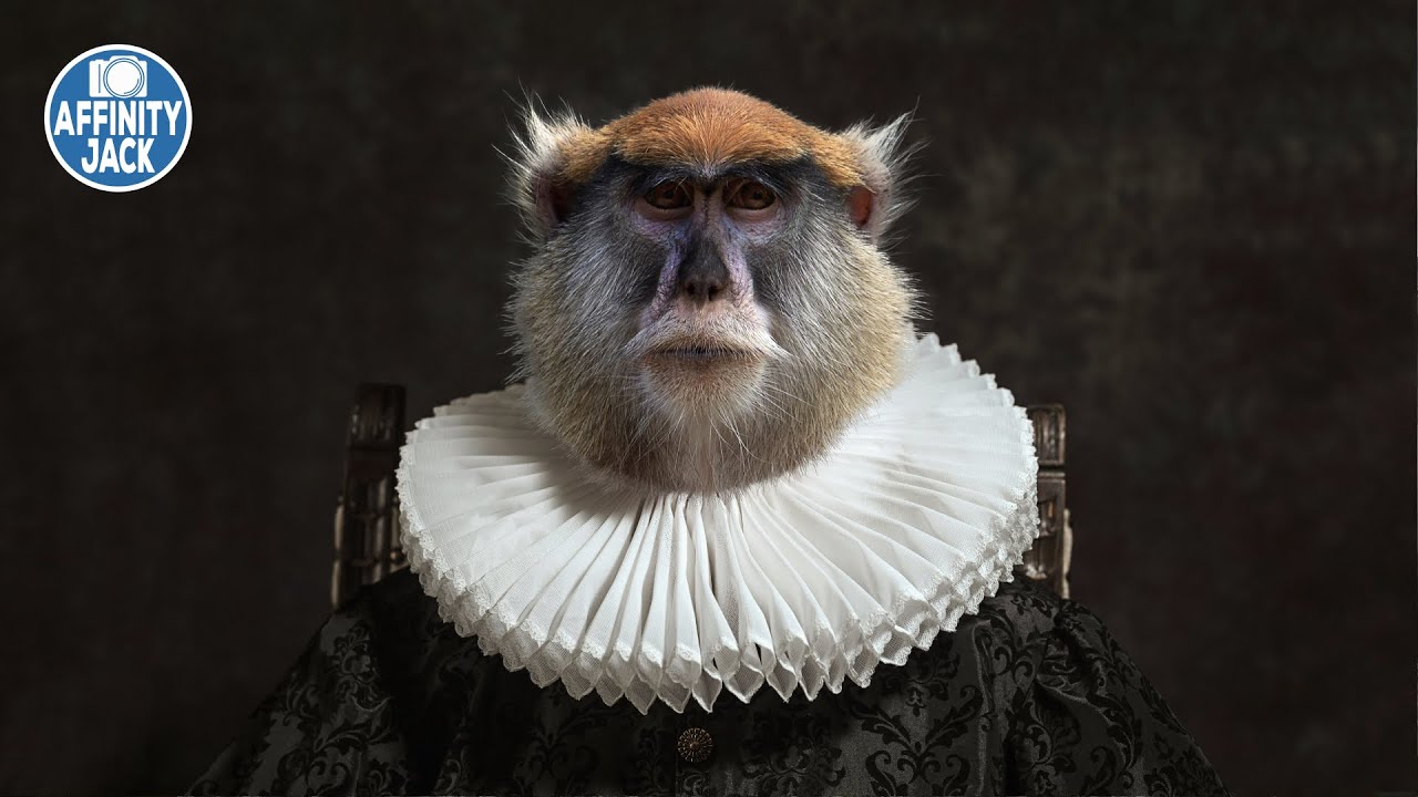 Affinity Photo V2 | Manipulation - Adliger Affe (4K) - YouTube