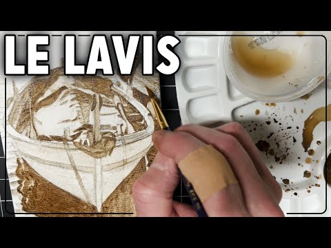 QU'EST CE QU'UN LAVIS - TOUT SAVOIR SUR LE LAVIS - (Art Classe Peindre avec Lo)
