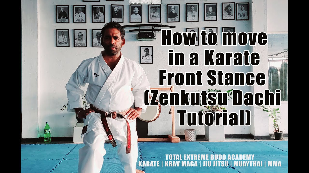 Shotokan Beginner's Guide - Moving with Stances ( Zenkutsu Dachi ...