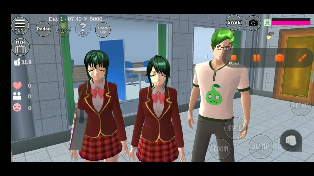 Bijuu Mike's Family but Without Mom and dad in Sakura School simulator ...