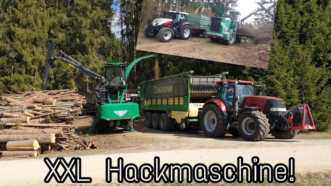 SOUND | Hackschnitzel hacken mit einem Albach Diamant 2000 | Steyr ...