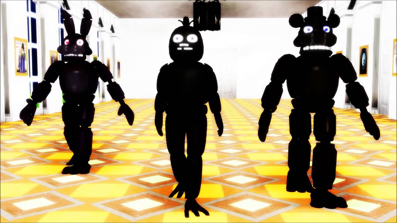 MMD Five night at freddy walk motion Short - YouTube