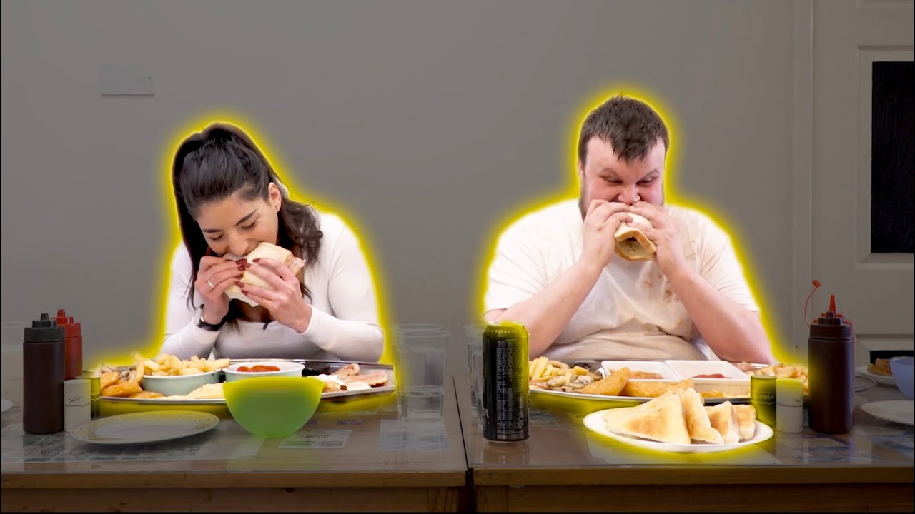 BUILDERS BREAKFAST CHALLENGE l UK'S NUMBER 1 FEMALE COMPETITIVE EATER ...