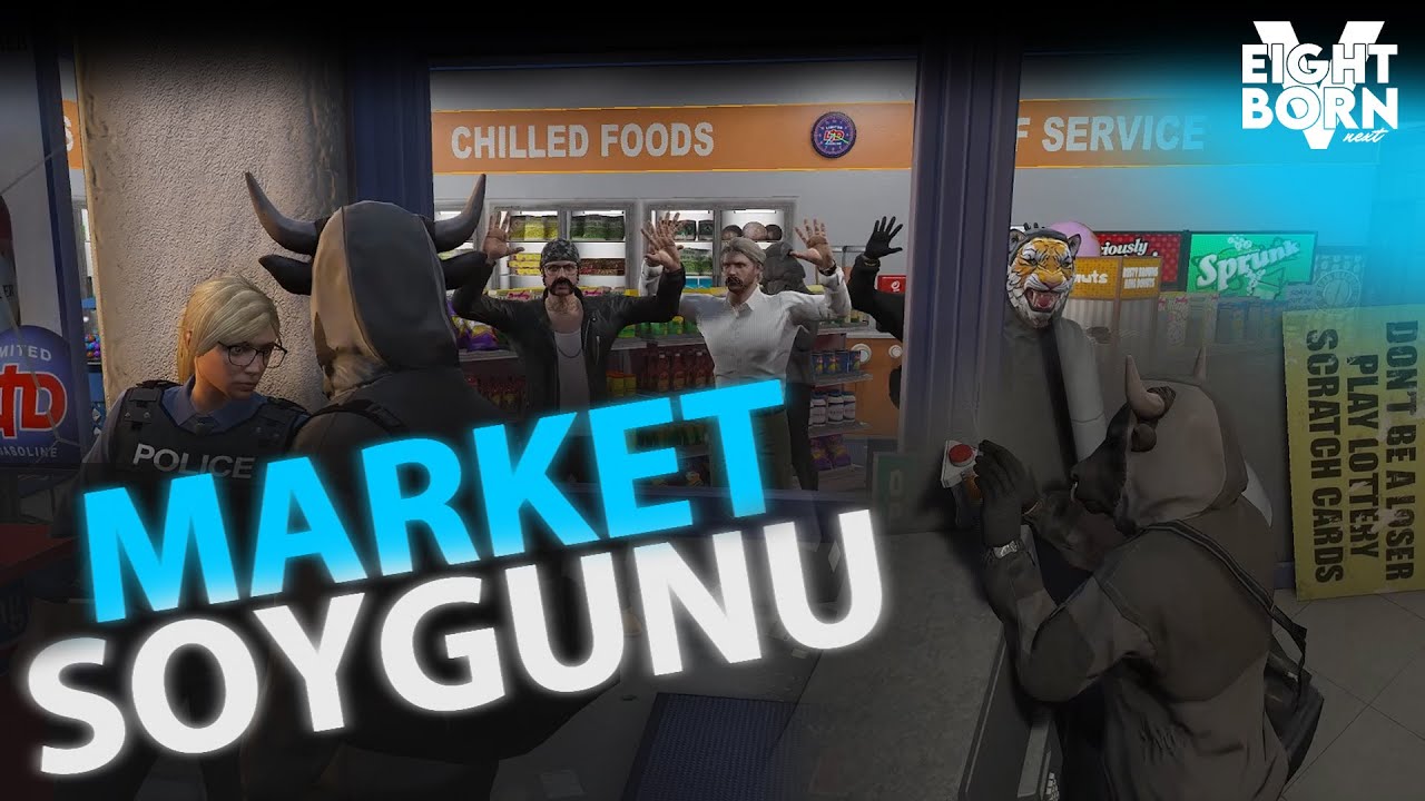 EightbornV | MARKET SOYGUNU ve KAÇIŞ | Gabriel Moretti - YouTube