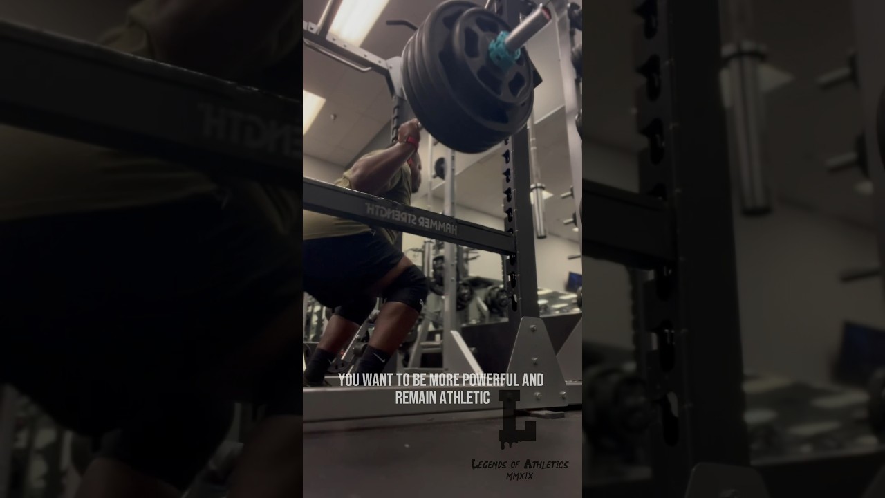 Athletic Push (Leg) Workout for Strength & Athleticism - YouTube