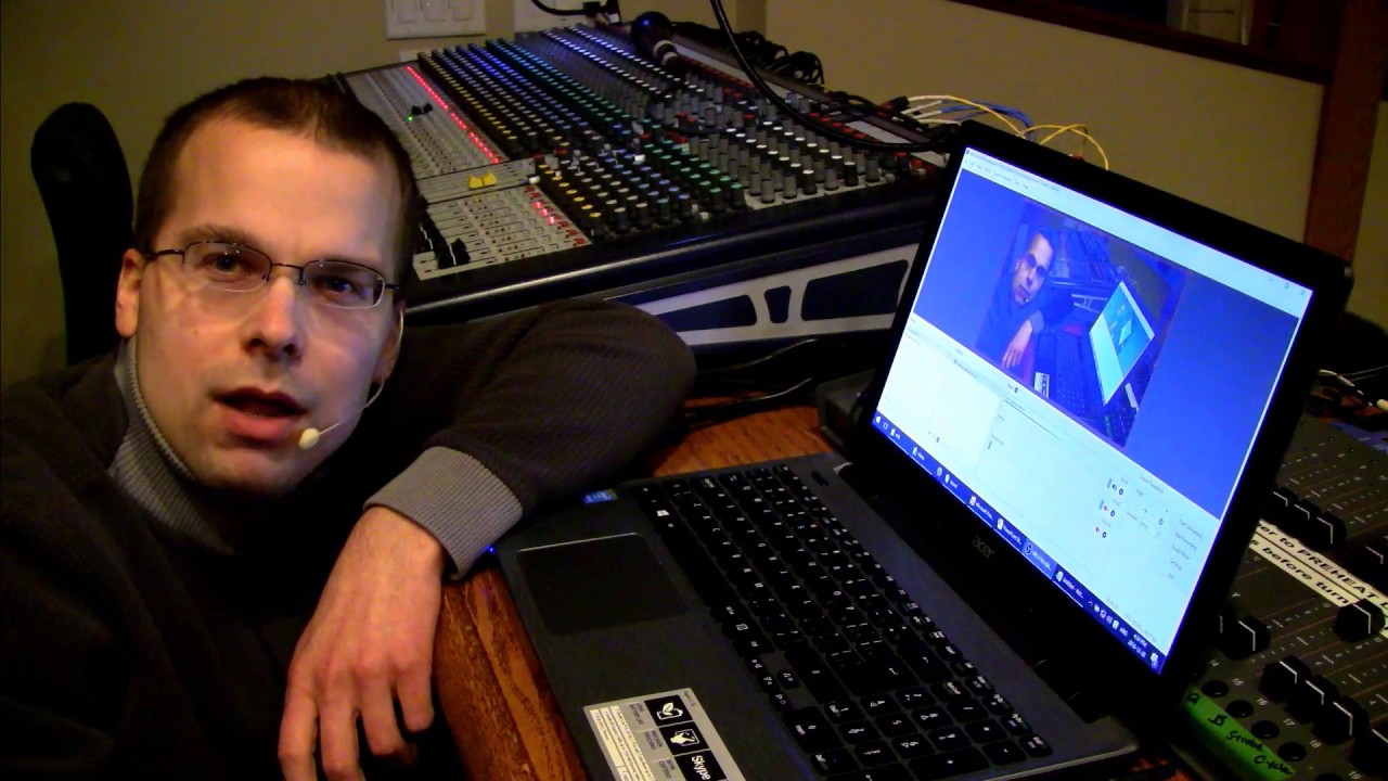 Demonstration of OBS-PowerPoint script and cheap wireless headset - YouTube