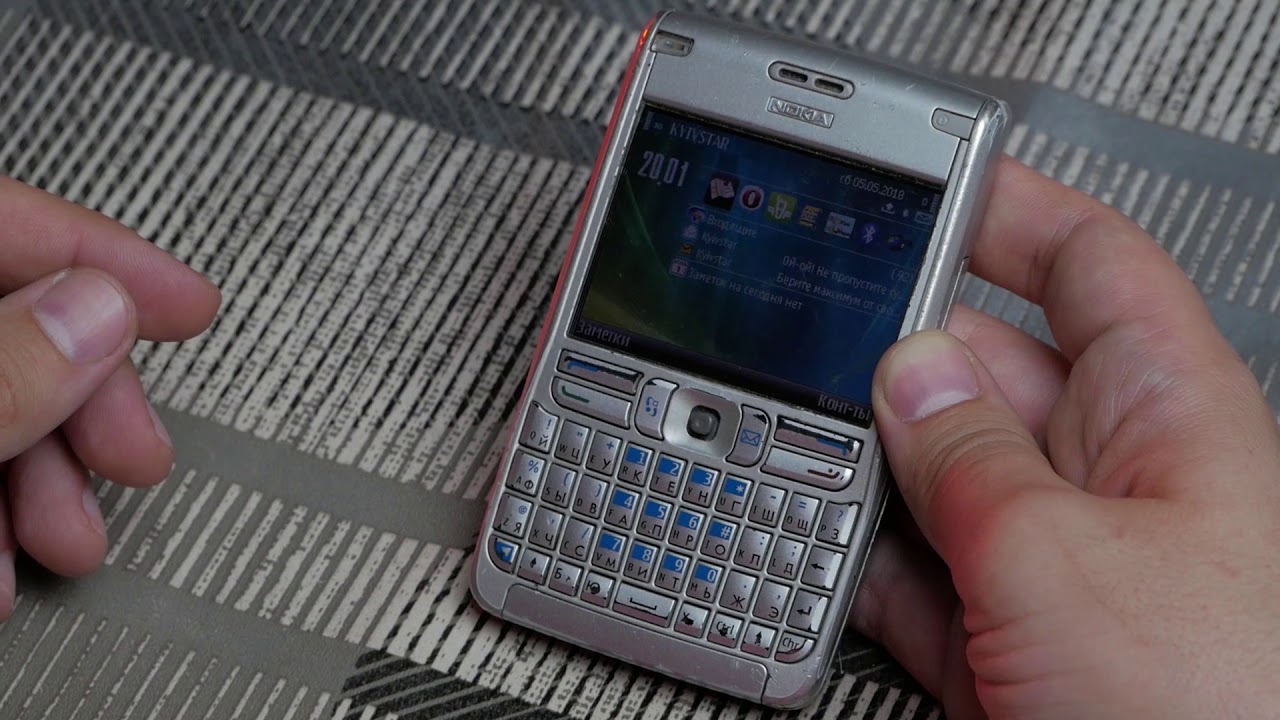 Смартфон Nokia E61. Некродевайсы 07. - YouTube