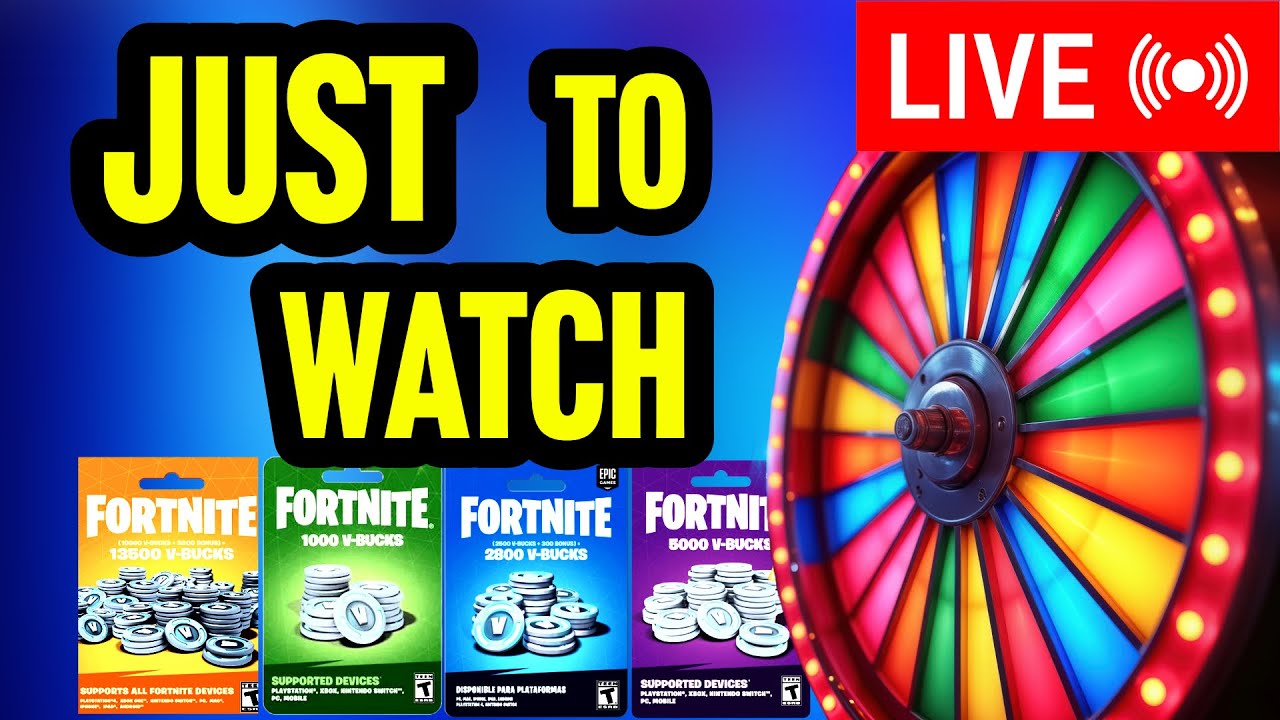 Fortnites Best Free VBUCKS Streamer | Get Name On Spin Wheel | Spinning ...