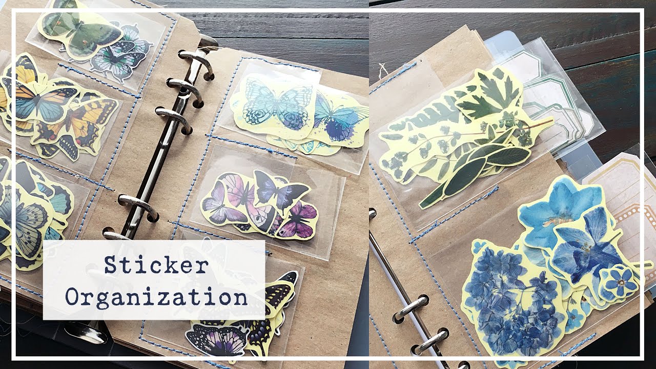 How I Organize Die-Cut Stickers | Organization Idea For Die-Cuts ...