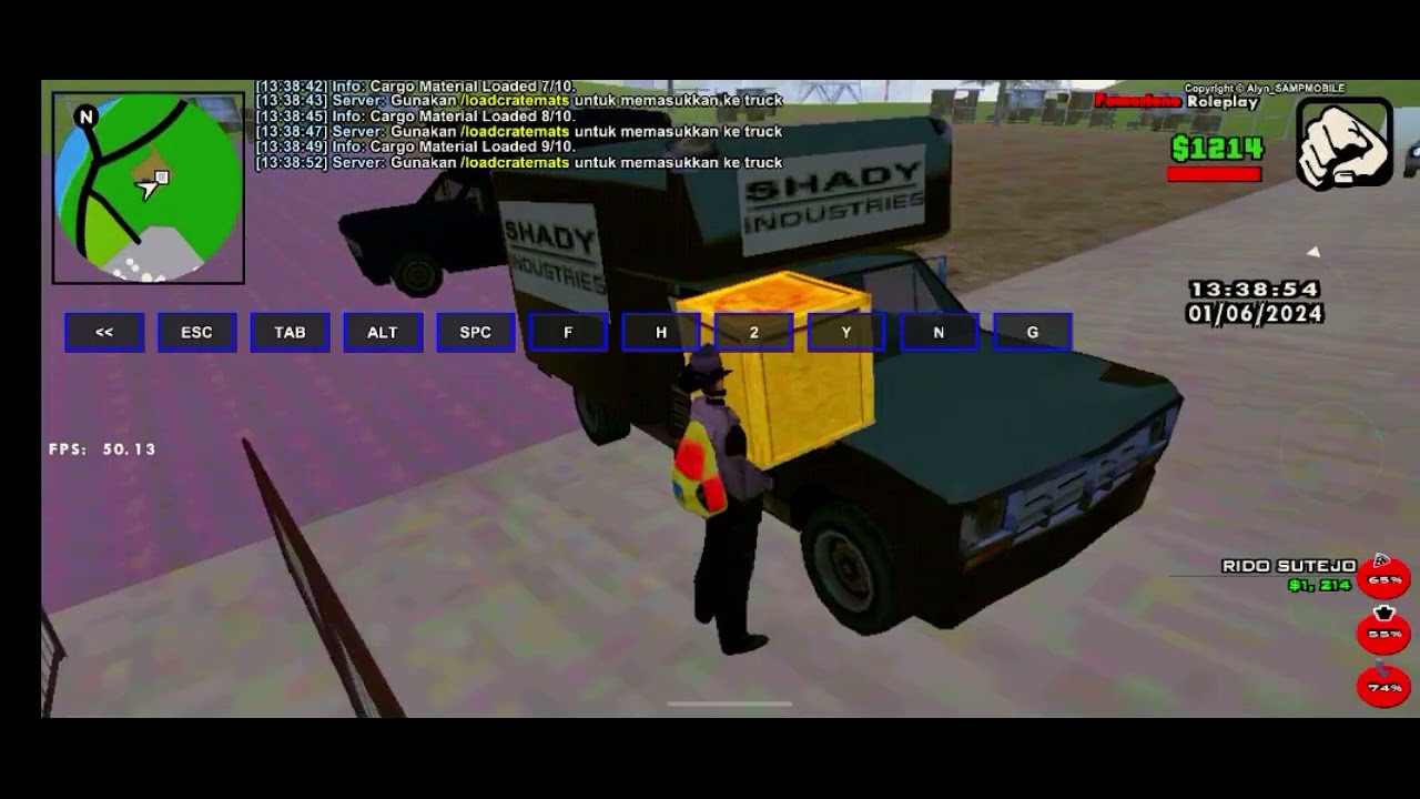 cara bekerja menjadi seorang truker (benson) samp roleplay # ...