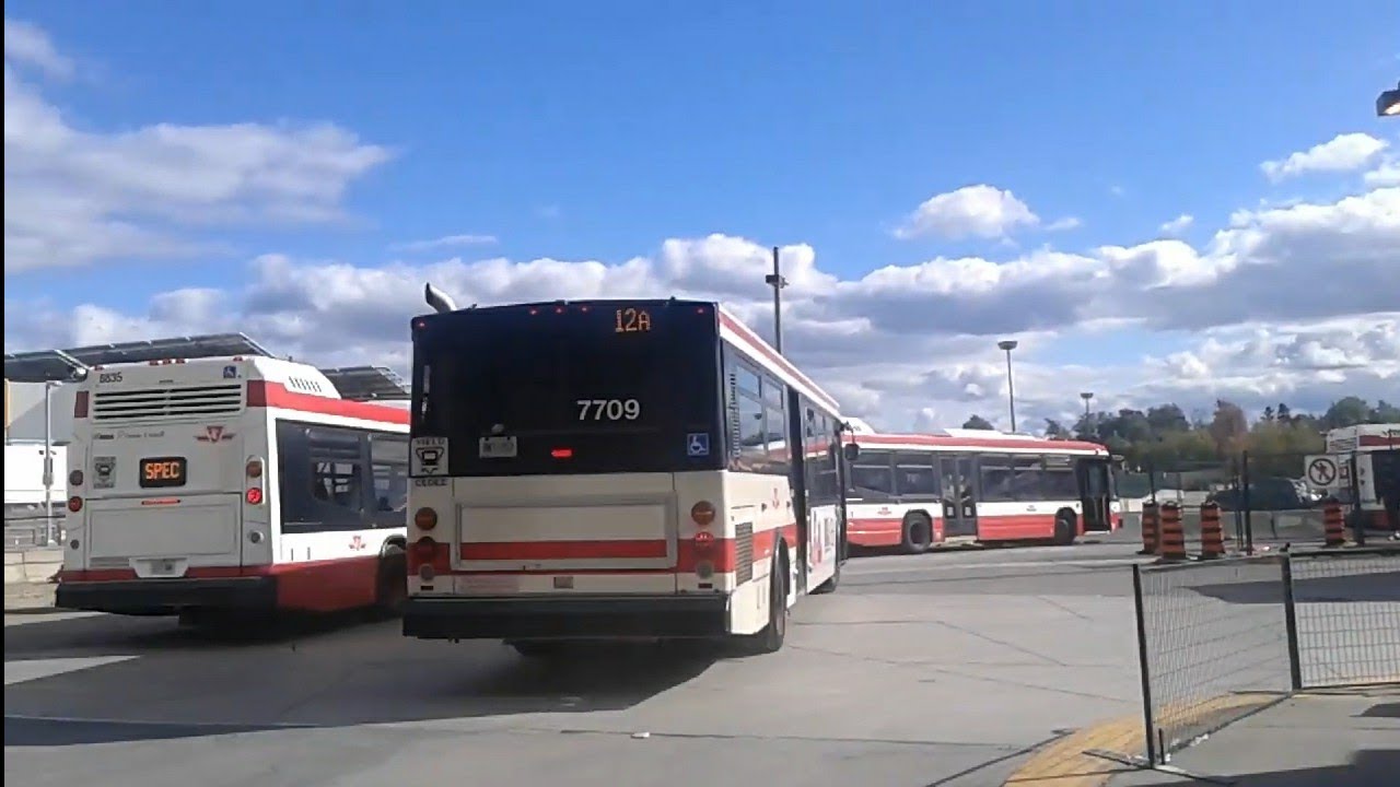 [Retired] TTC 2005 ORION 7.501 VII OG 7709 on route 12A - YouTube