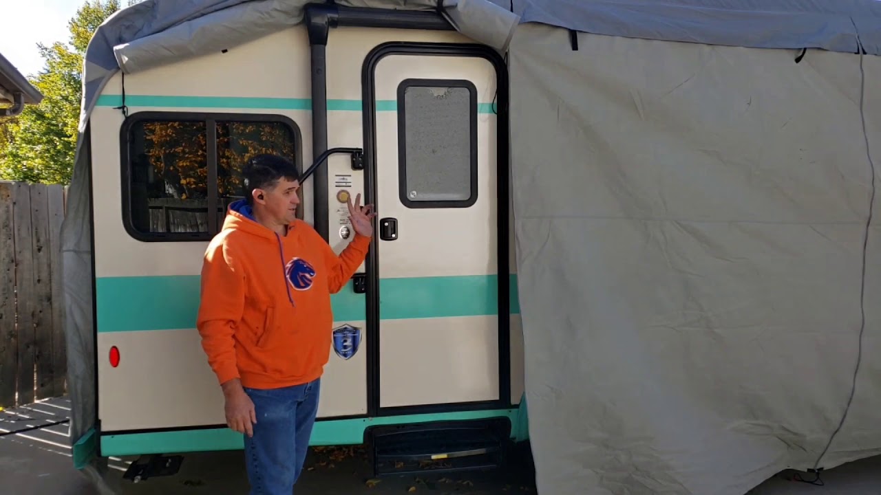 Expedition RV cover for gulfstream vintage cruiser 19ERD - YouTube