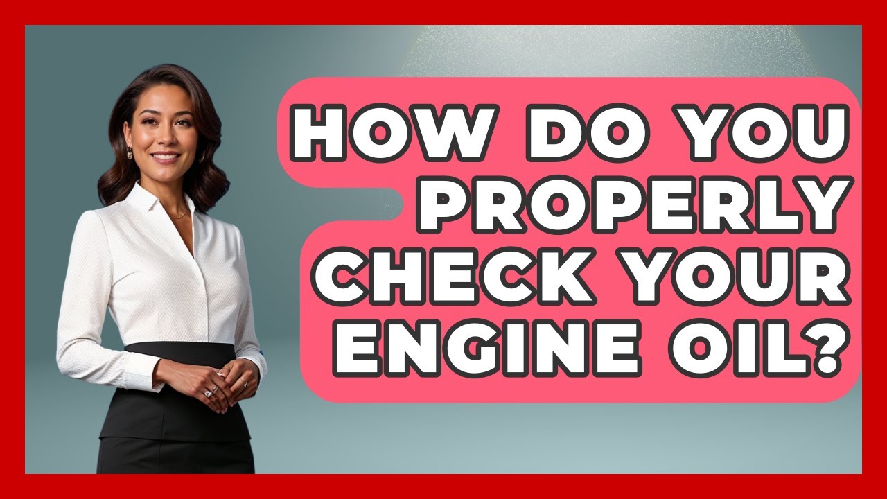 How Do You Properly Check Your Engine Oil? - Big Truck Lovers - YouTube