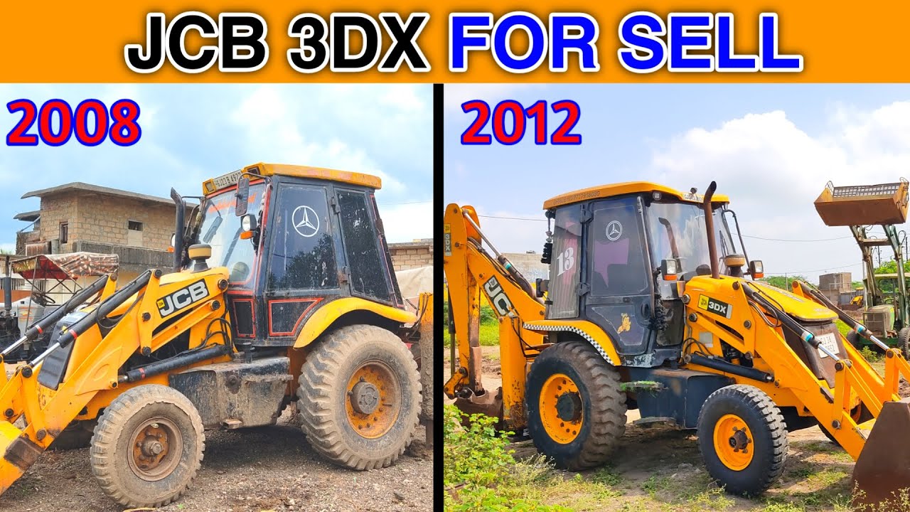 JCB 3DX For sale || Modal 2008 Kirloskar engine & Modal 2012 jcb engine ...