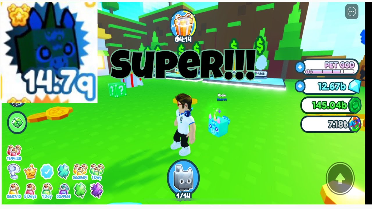 Showcasing the best rainbow pet in all of pet sim x!!! - YouTube