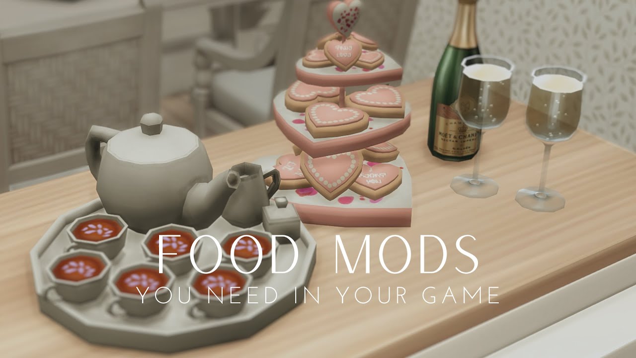 must have food mods you need in your game | the sims 4 - YouTube