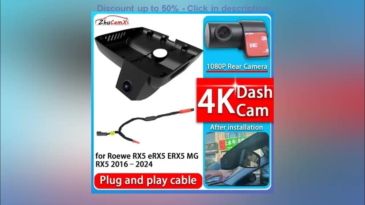 4K 2160P Camera Plug and Play Dash Cam Video Night Vision For Roewe RX5 eRX5 ERX5 MG RX5 2016–2 ...