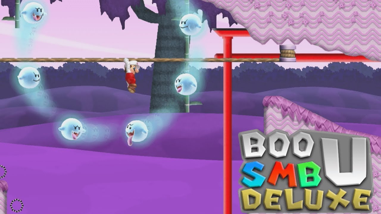 Boo SUPER MARIO BROS U Deluxe #8 Walkthrough 100% - YouTube
