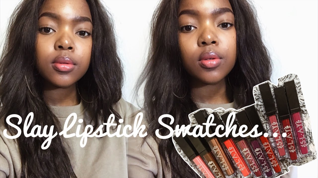 SLAY Matte Liquid Lipstick Swatches + Honest Review! | South African ...