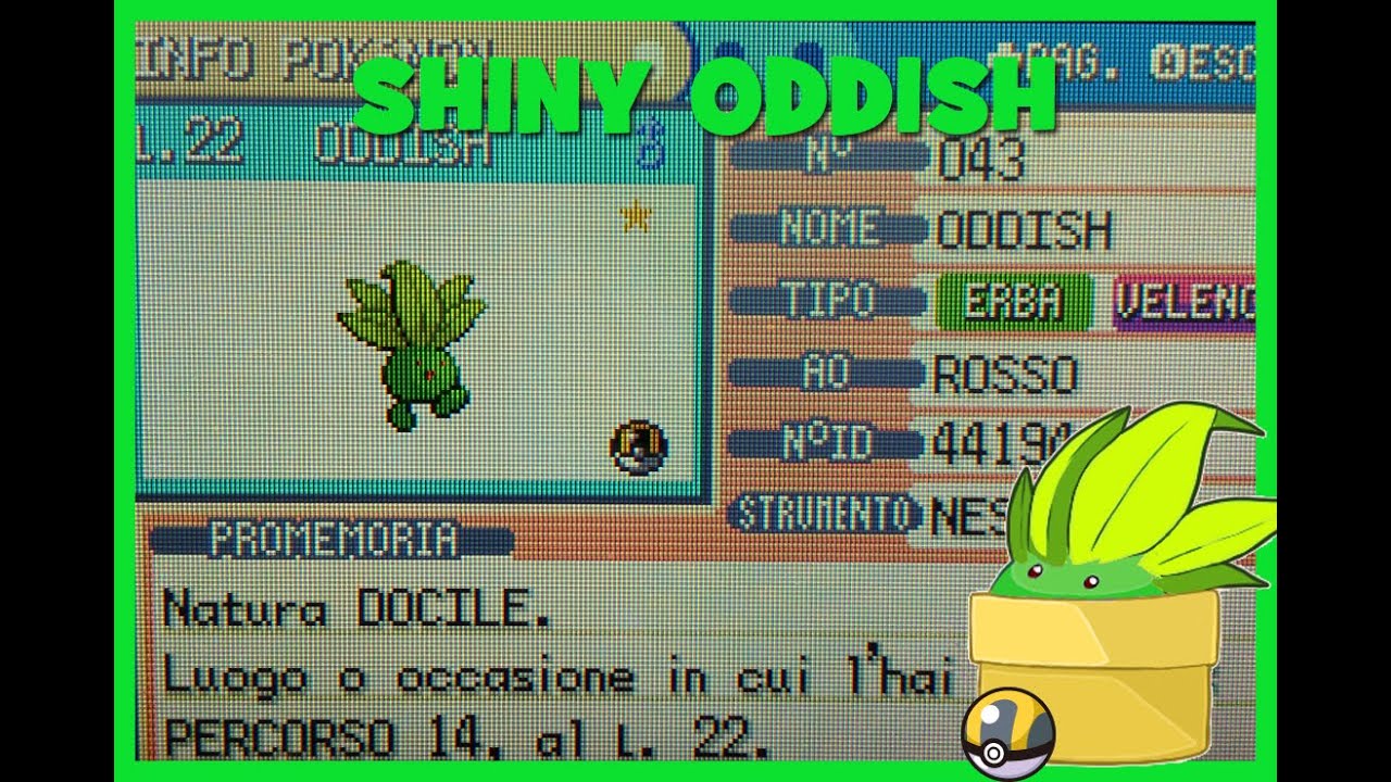 [WSHC #3] LIVE REACTION !! Shiny Oddish !! After 13,244 RE's !! Pokemon ...