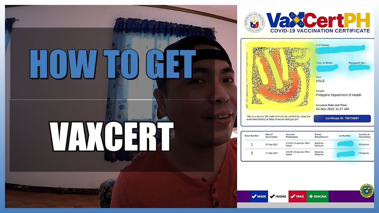 HOW TO GET YOUR VAXCERT IN FOUR EASY STEPS - YouTube
