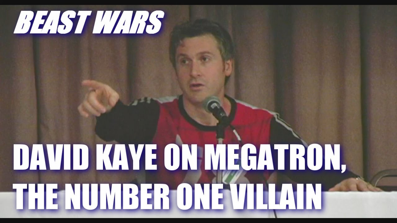 Megatron the Number One Bad Guy and Transformers Voice Actor David Kaye ...