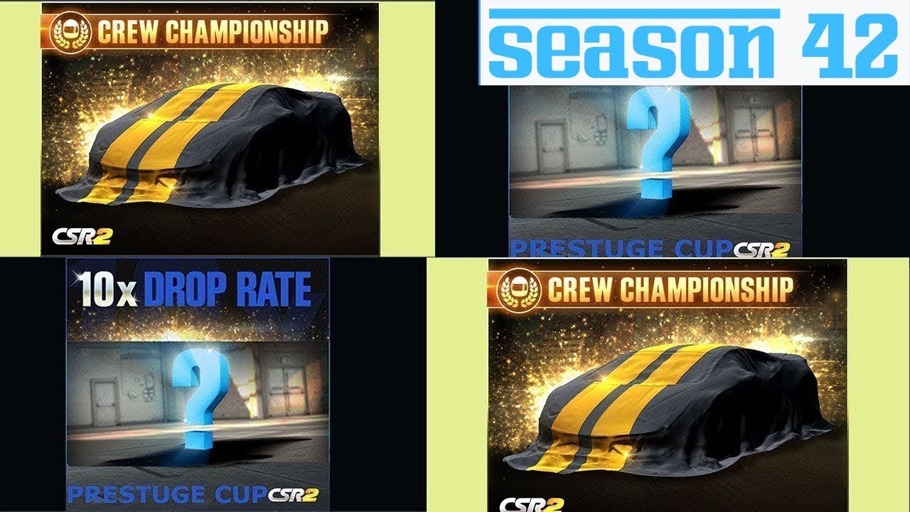 Next Csr2 Update??, Season 42 Crew Prize And Prestige Cup Car | Csr ...