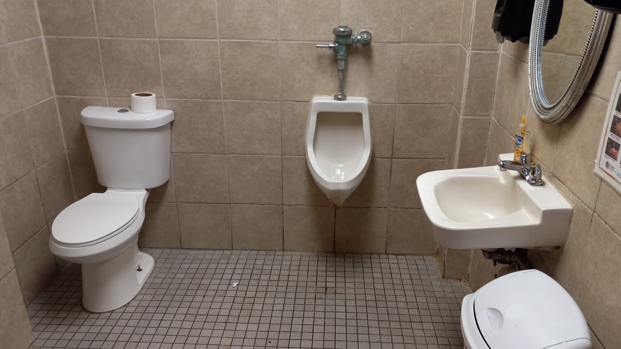 Shell Men's Restroom - YouTube