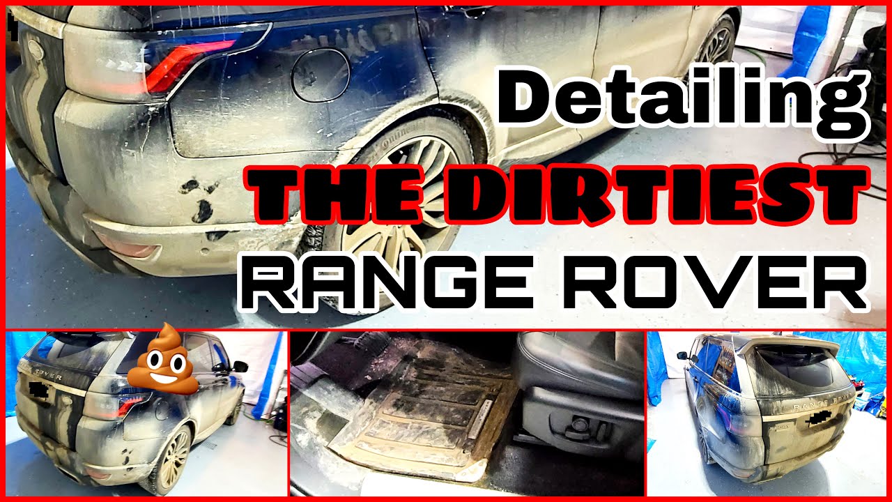 DEEP Cleaning A Filthy Range Rover Sport Supercharged | Satisfying Car ...