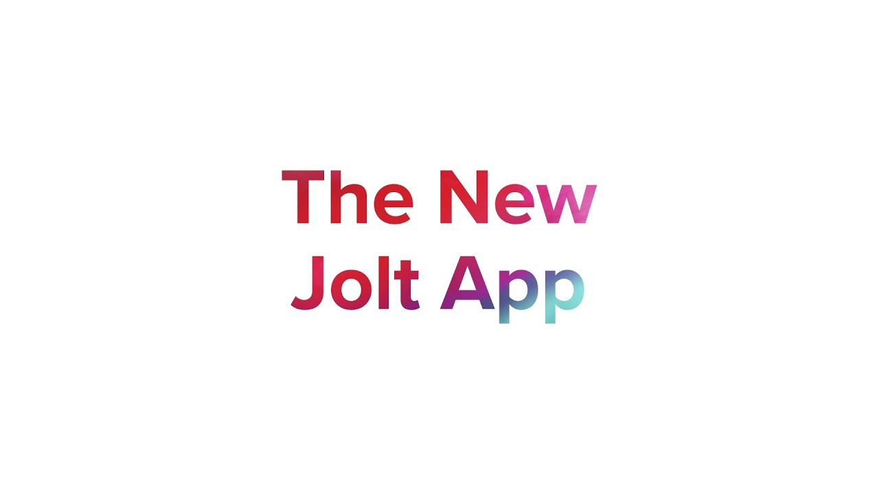 The New Jolt App - YouTube