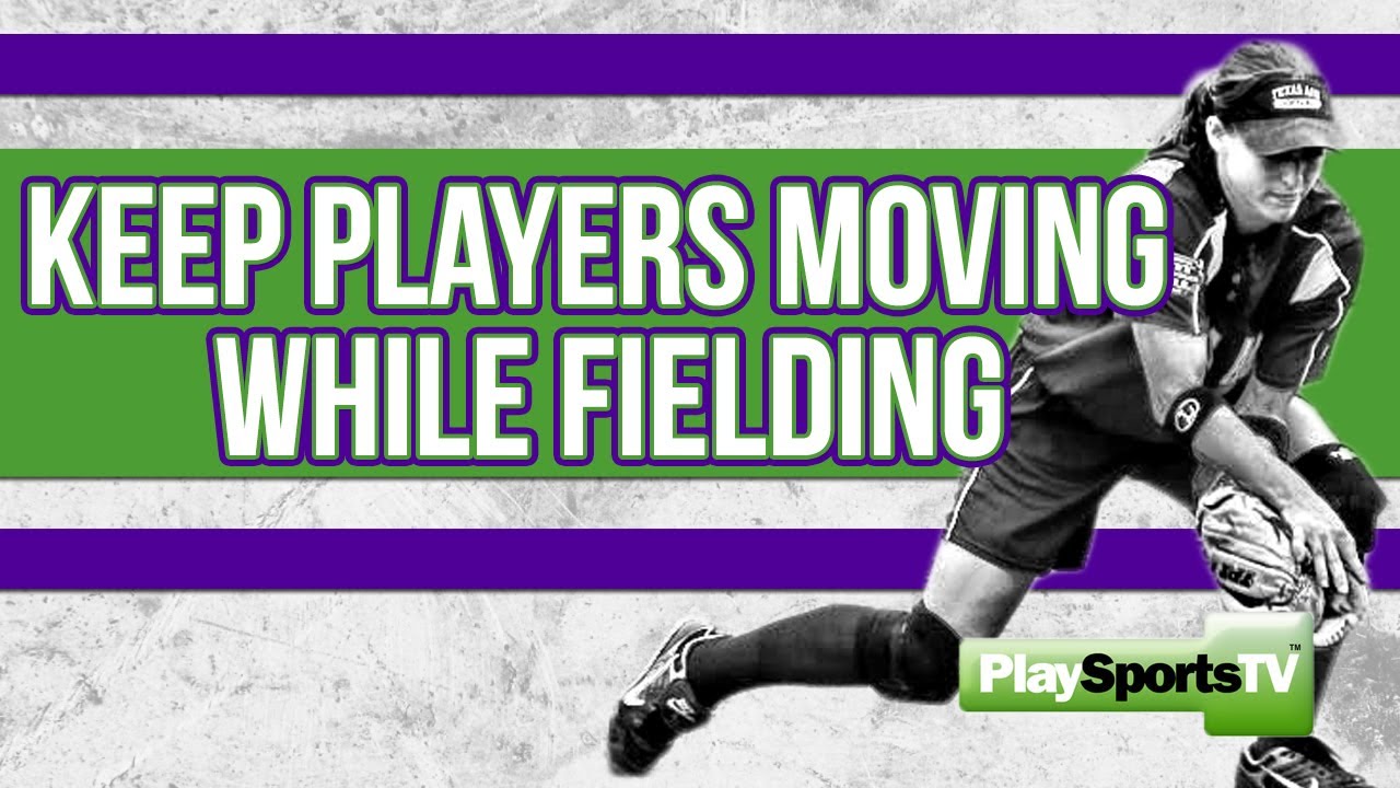 Girls' Softball Drills: Keep Players Moving While Fielding - YouTube