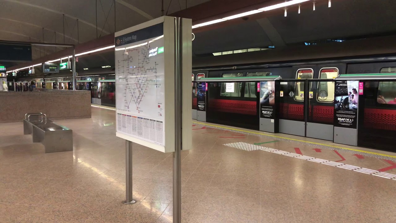 [Old System Map][SMRT] C151 (105/106) departing Tampines(JKN) - YouTube