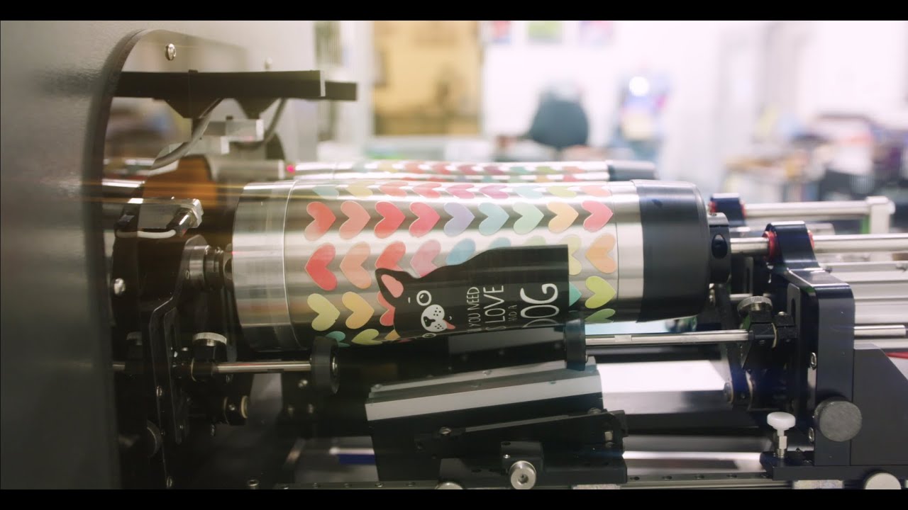 Double Helix- UV Cylindrical Printer - YouTube