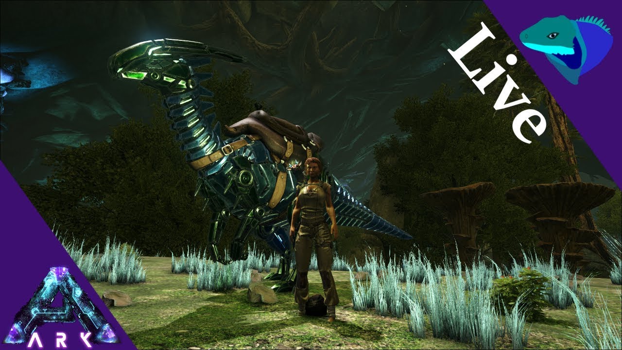 TAMING, BASE WORK, TRYING TO SURVIVE! Solo Ark: Aberration [S1:E2 ...