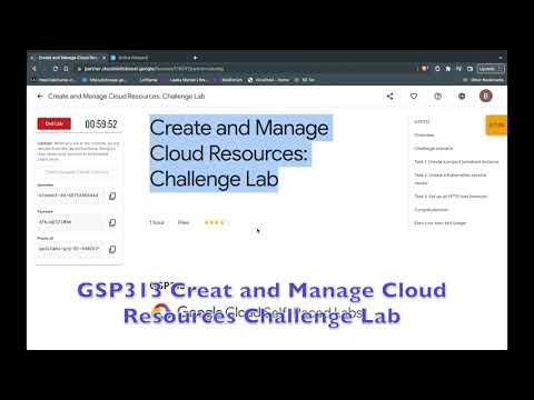 GSP313 Create and Manage Cloud Resources:Challenge Lab - YouTube