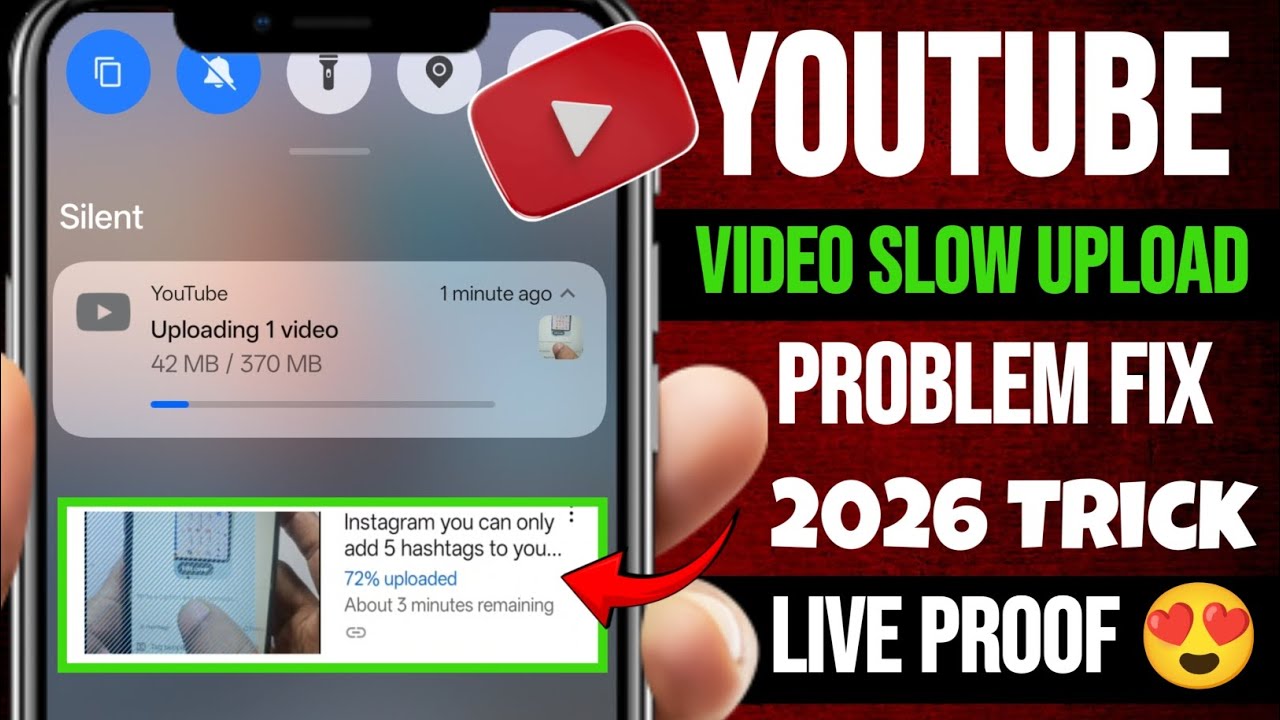 YouTube Video Slow Upload Problem | Increase YouTube Video Uploading ...