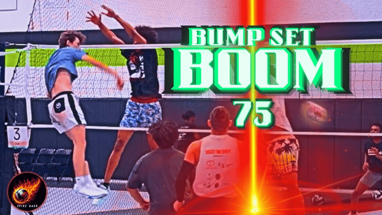 Bump Set BOOM 💣 Volleyball 75K - YouTube