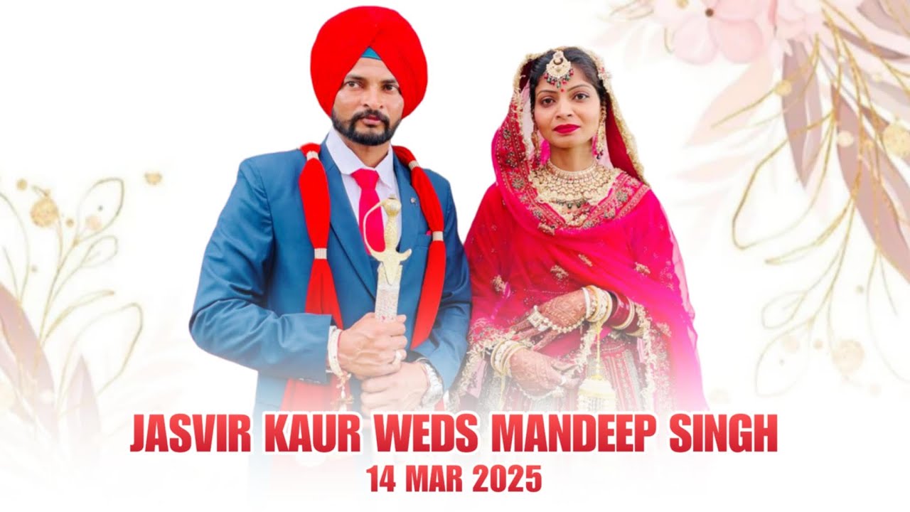🔴[Live] Jasvir Kaur Weds Mandeep Singh | Marrige Ceremony | Jitwal Kalan | 14 Mar 2025 - YouTube