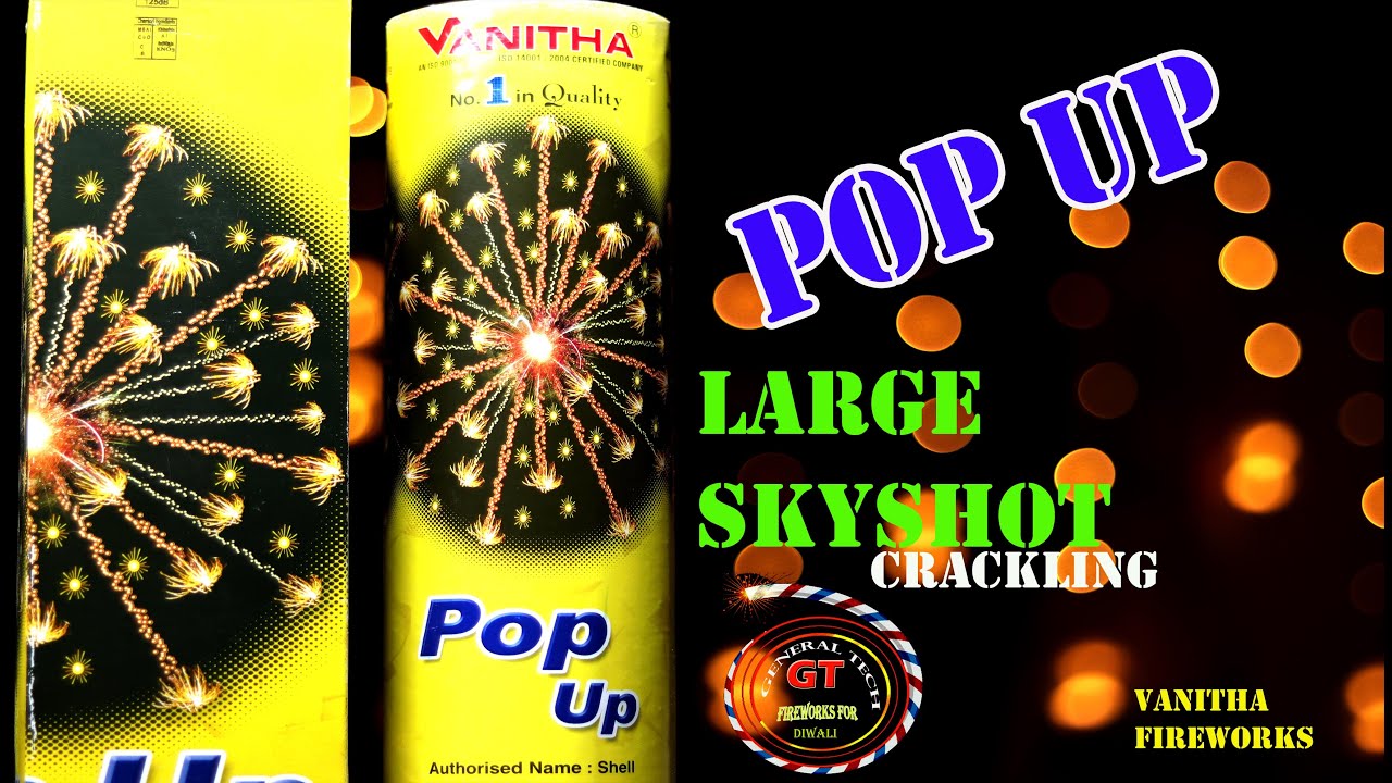 POP UP from Vanitha Fireworks|Large Skyshot from Vanitha Fireworks ...