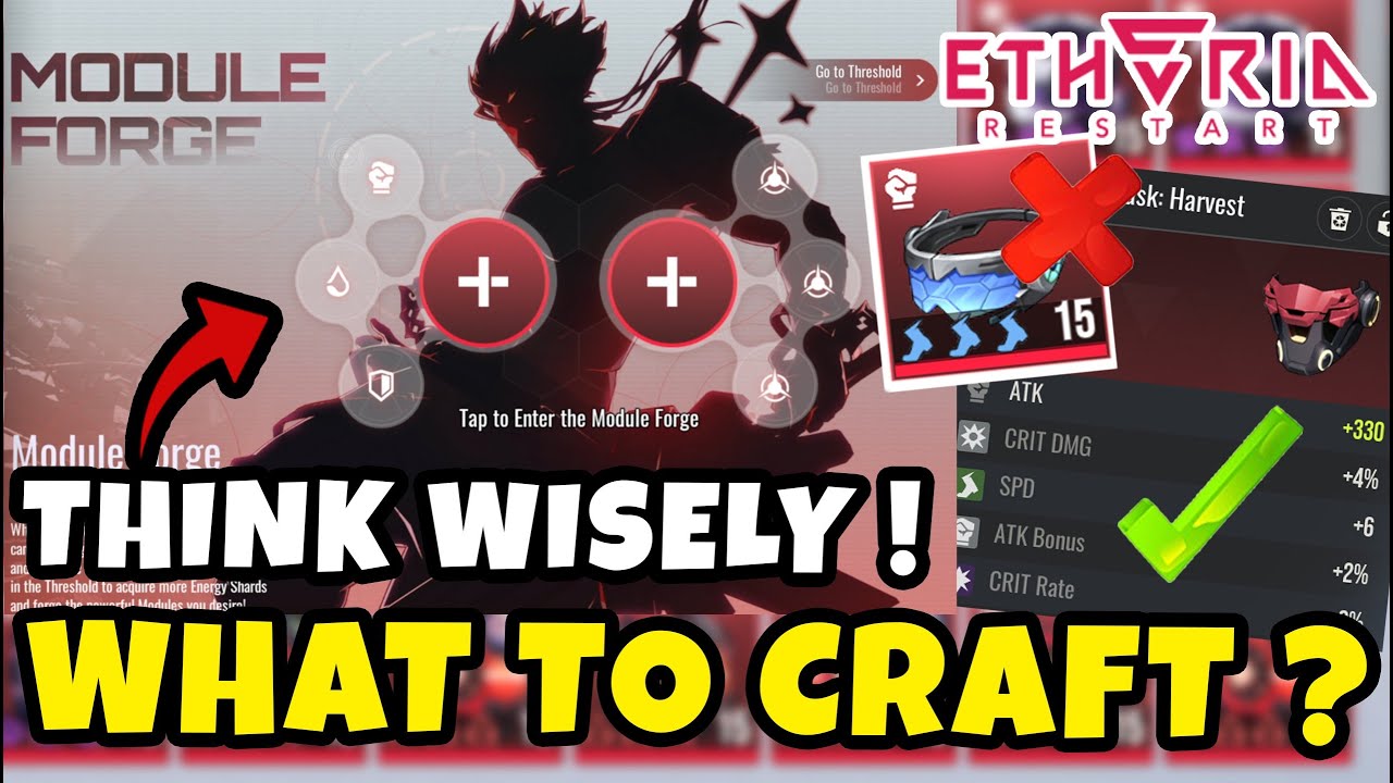 What To Craft In Module Forge Event ? | ETHERIA RESTART - YouTube