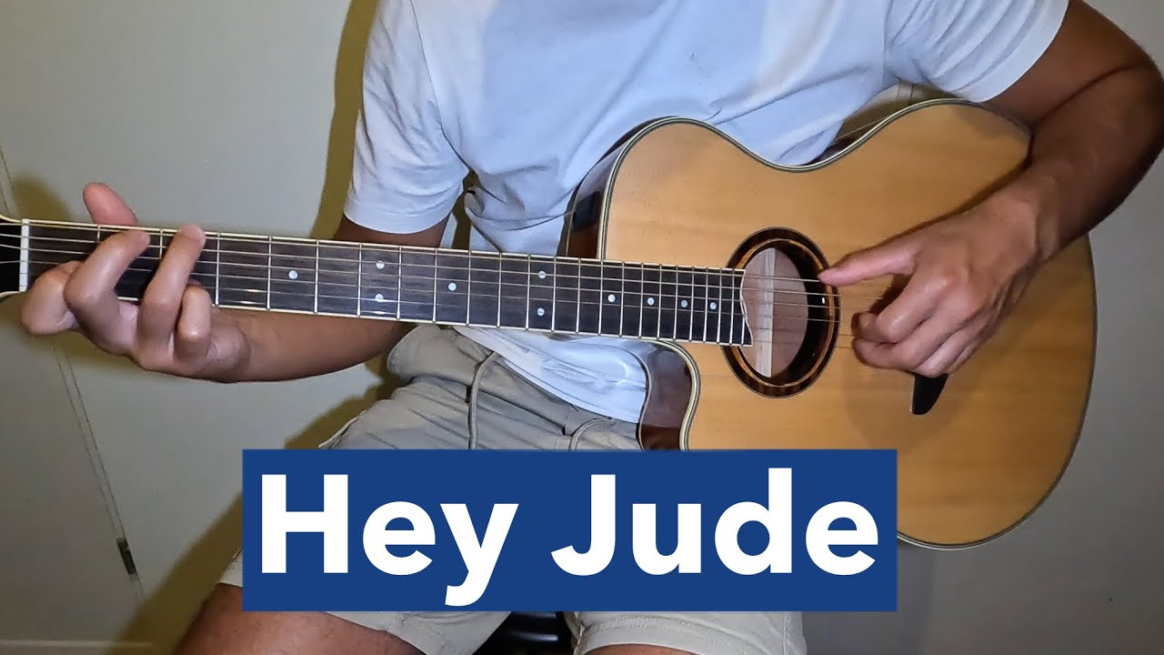 Hey Jude (Chorus) - Beginner Fingerpicking - YouTube
