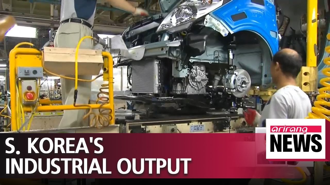 S. Korea's overall industrial output rises 0.3% in May - YouTube