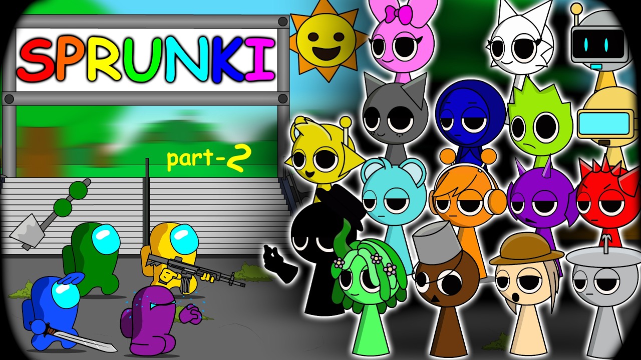 AMONG US vs INCREDIBOX SPRUNKI- part 2 || ANIMATION - YouTube