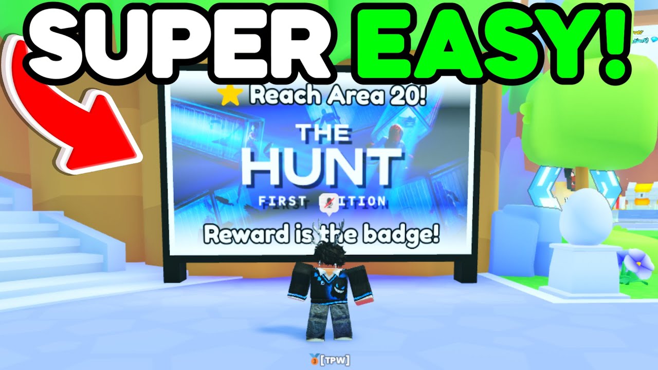 How To Get THE HUNT Badge In Pet Simulator 99! - YouTube