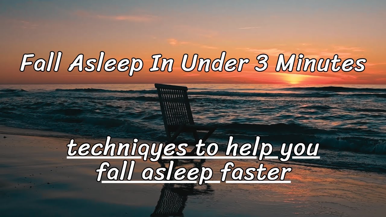 Fall Asleep In Under 3 Minutes,Guided Meditstion : techniqyes to help ...