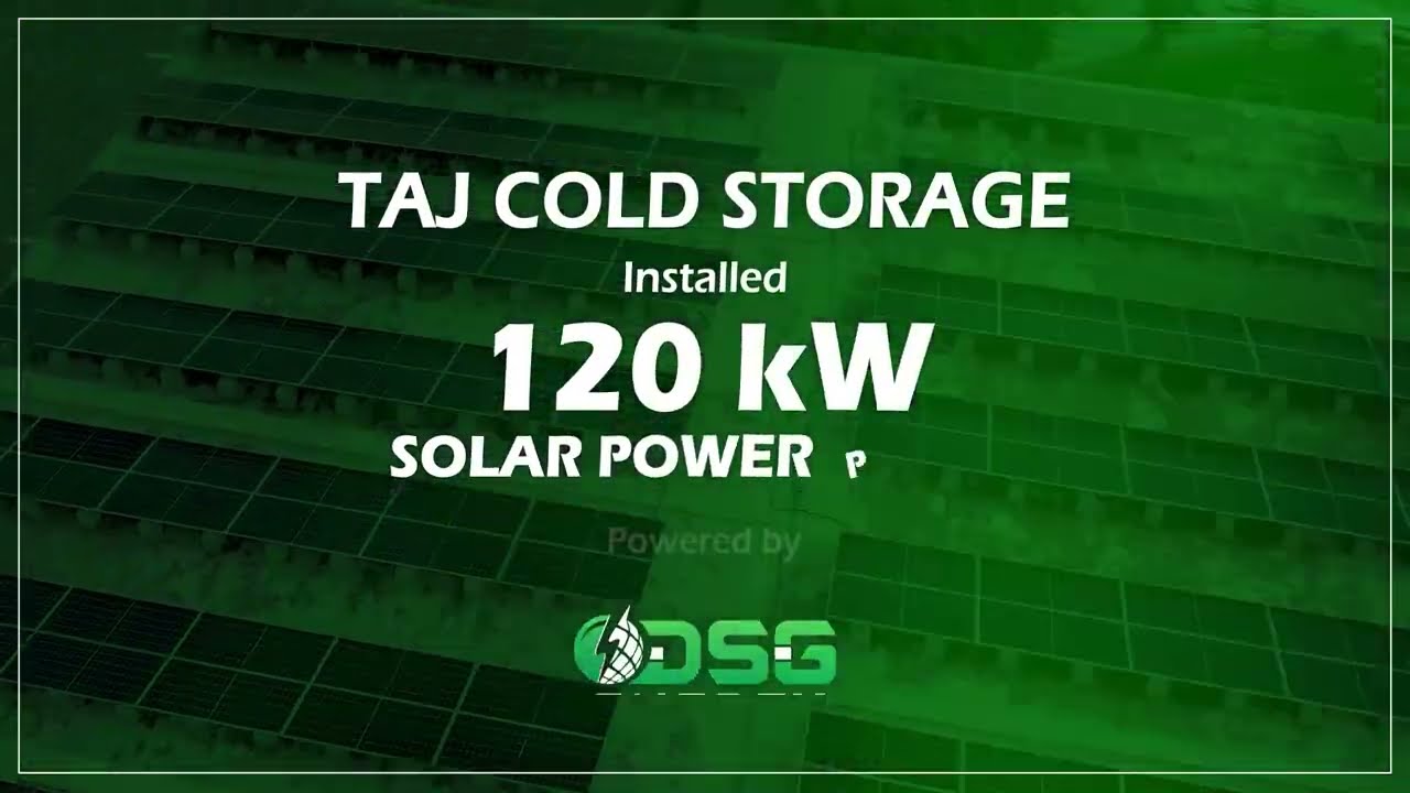 Taj Cold Storage | 120kW DSG Energy Solar Power Plant - YouTube