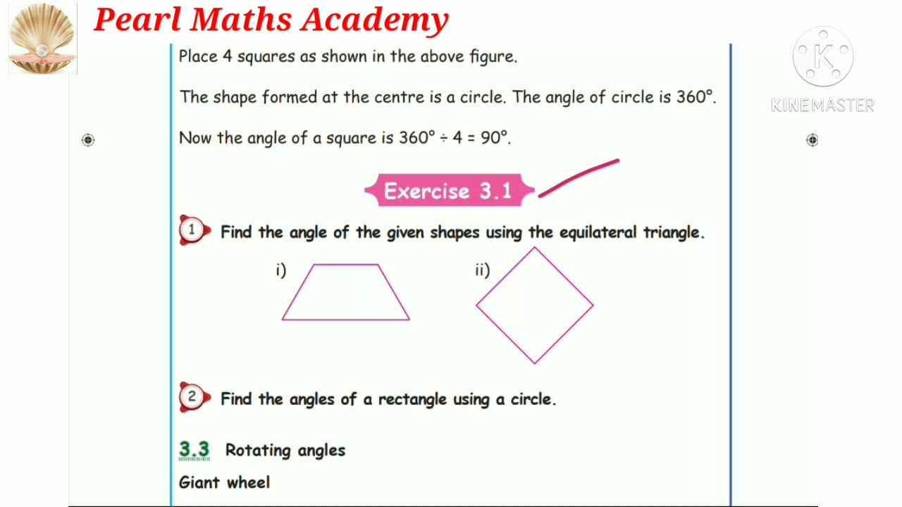 5th Std | Maths | Term 2 | Unit- 3 | Patterns| Exercise 3.1 - YouTube
