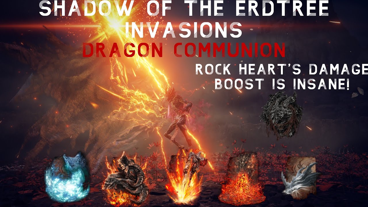 Elden Ring DLC PvP Invasions - Rock Heart Dragon Communion Build - YouTube