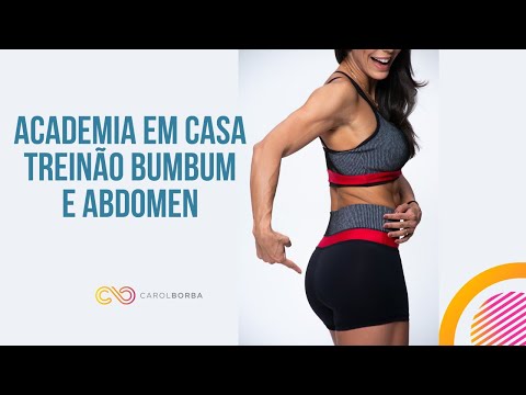 Treino bumbum e abdômen - Carol Borba