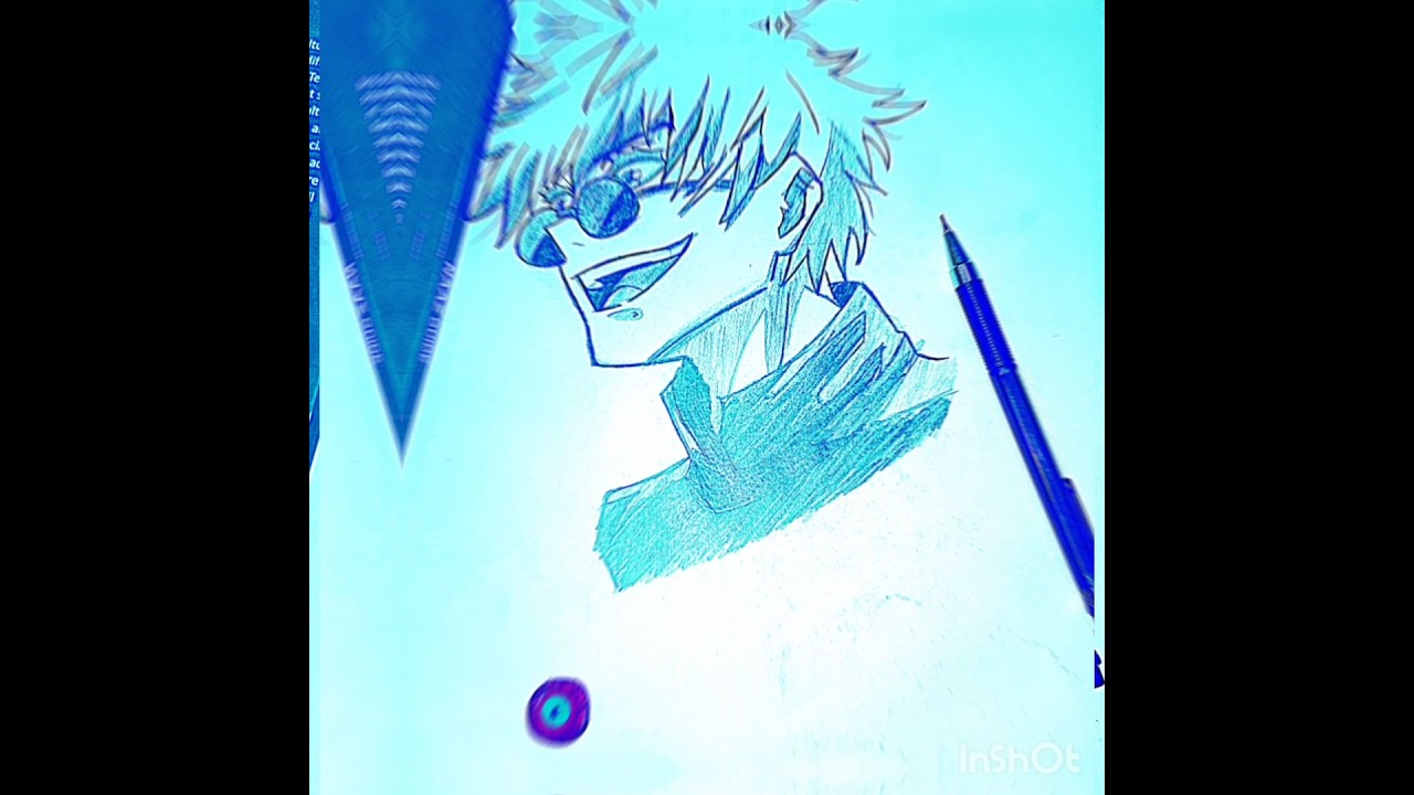 Drawing Gojo Saturo sketch. - YouTube